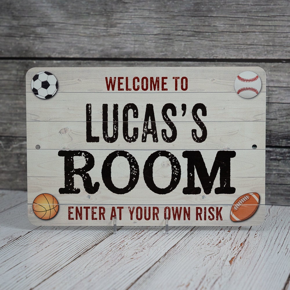 Personalized Boys Room Sign Bedroom Door Sign Kids Childs - Etsy