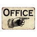 Office Arrow Right Sign, Office This Way, Vintage Looking Reproduction ...