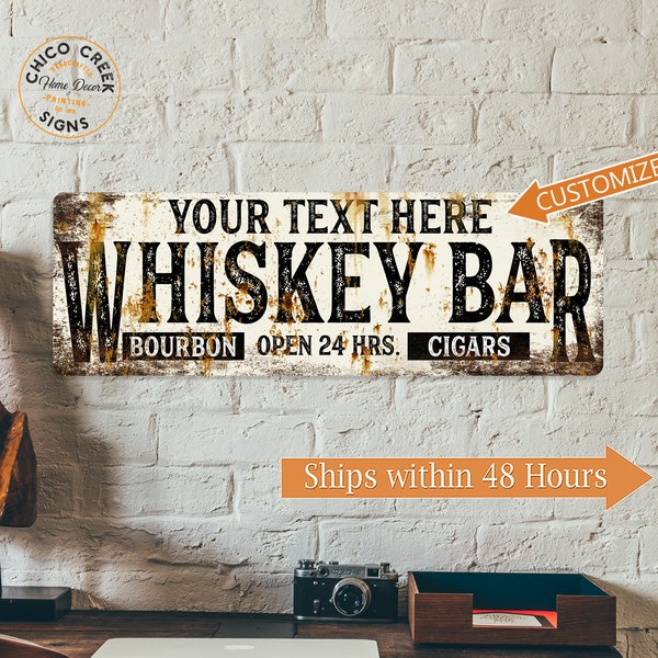 Whiskey Sign - Etsy