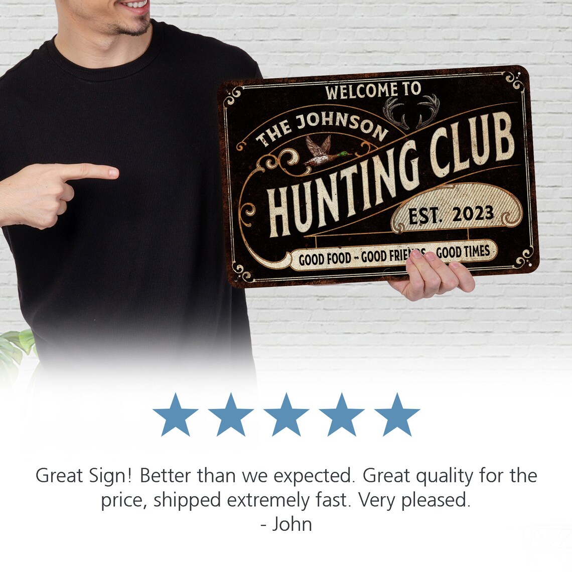 Custom Hunting Club Sign, Personalized Signs, Hunting Decor, Cabin ...