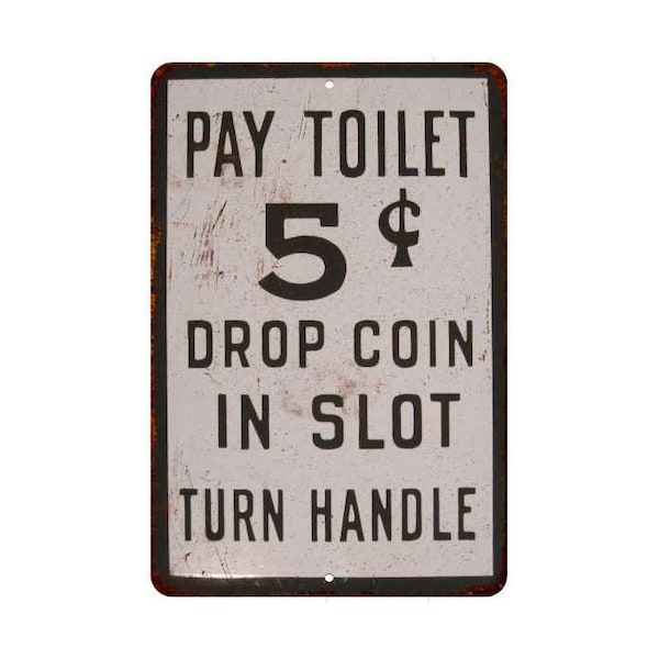 Bathroom Sign - Etsy