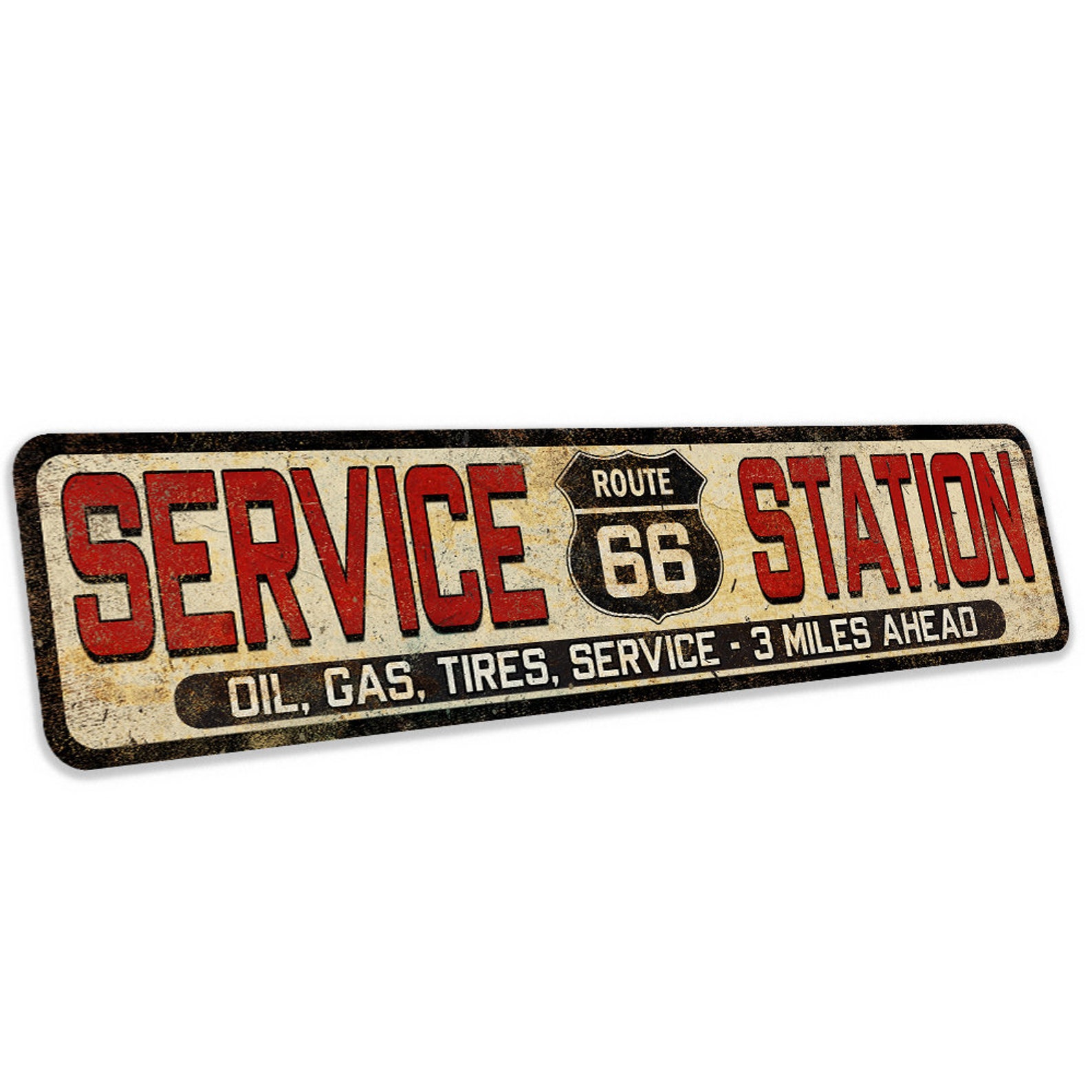 Route 66 Service Station Sign Garage Decor Mechanic Dad Gift | Etsy