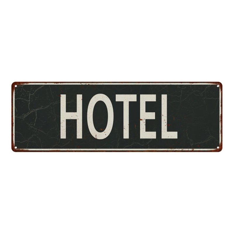 Hotel Sign - Etsy