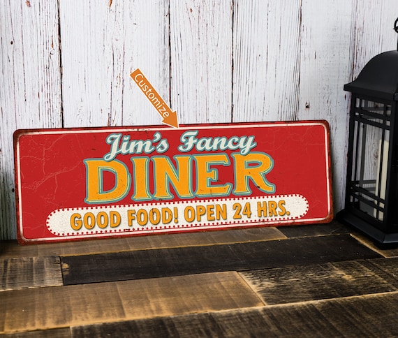 Fancy Restaurant Sign