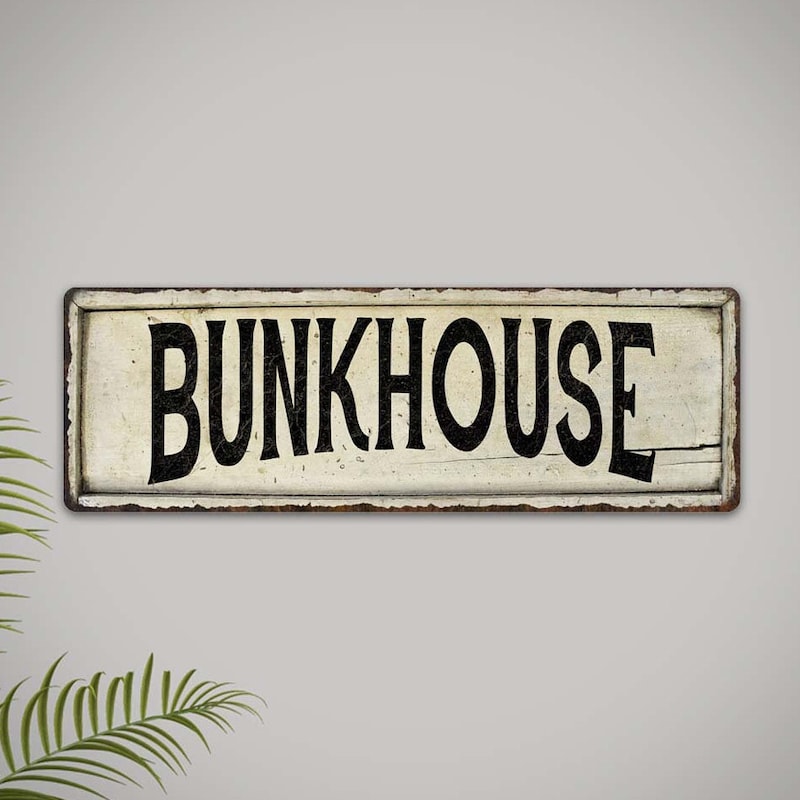 Vintage Bunker Sign - Etsy