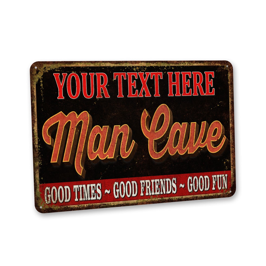 Personalized Man Cave Sign, Man Cave Decor, Gift for Him, Man Cave ...