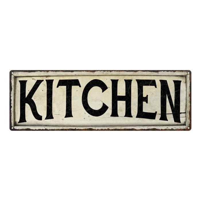 Kitchen Sign Vintage Looking Farmhouse Kitchen Decor Chic - Etsy