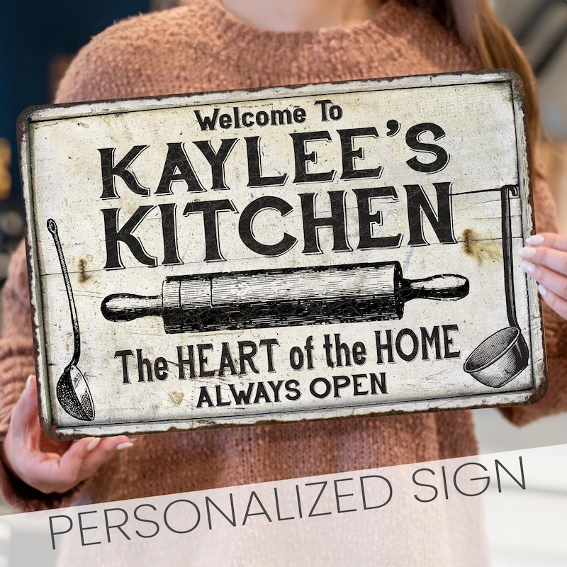 Custom Kitchen Sign - Etsy