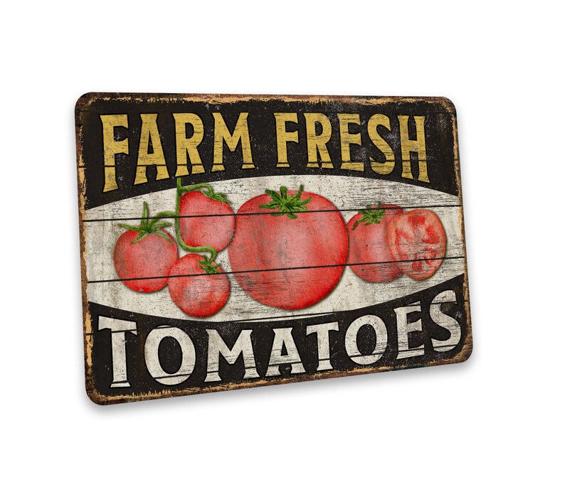 Farm Fresh Tomatoes Sign Farm Life Decor Tomato Wall Art Fresh - Etsy