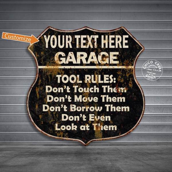 Garage Rules - Etsy