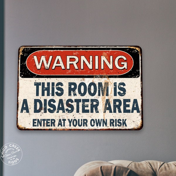 Metal Warning Signs - Etsy