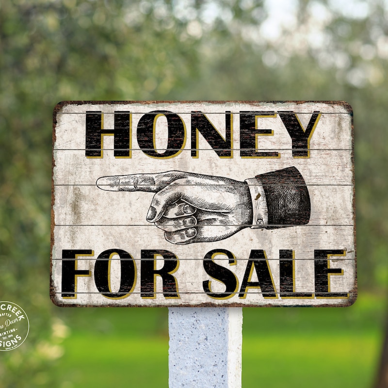 Honey Sign - Etsy