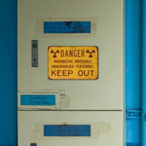Danger Radioactive Sign, Keep Out Vintage Looking Reproduction Sign ...