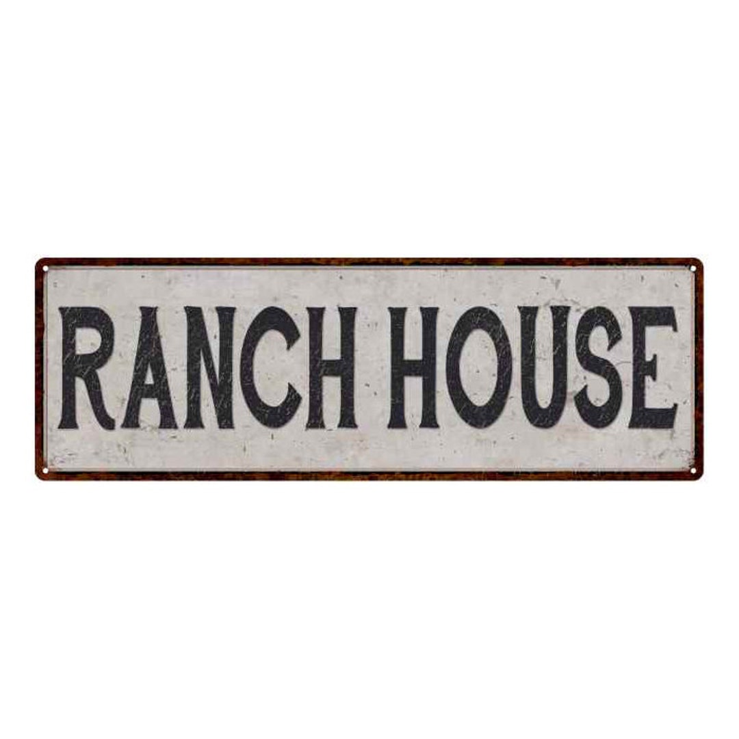 Ranch House Sign, Vintage Looking Ranch House Sign, Farmhouse Decor ...
