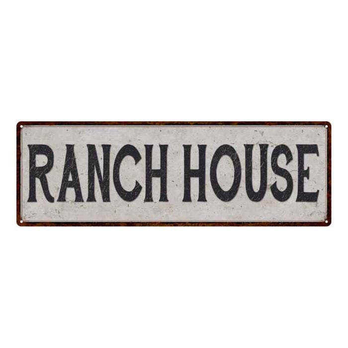 Ranch House Sign, Vintage Looking Ranch House Sign, Farmhouse Decor ...
