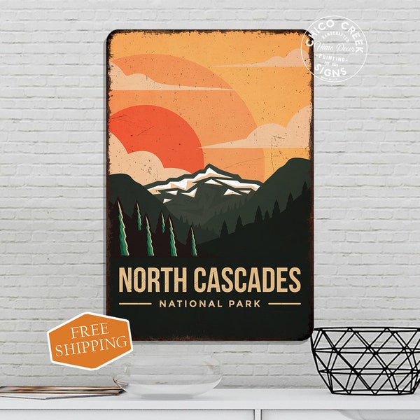 North Cascades National Park Signs - Etsy