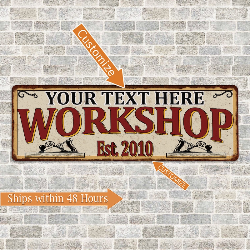 Workshop Sign - Etsy