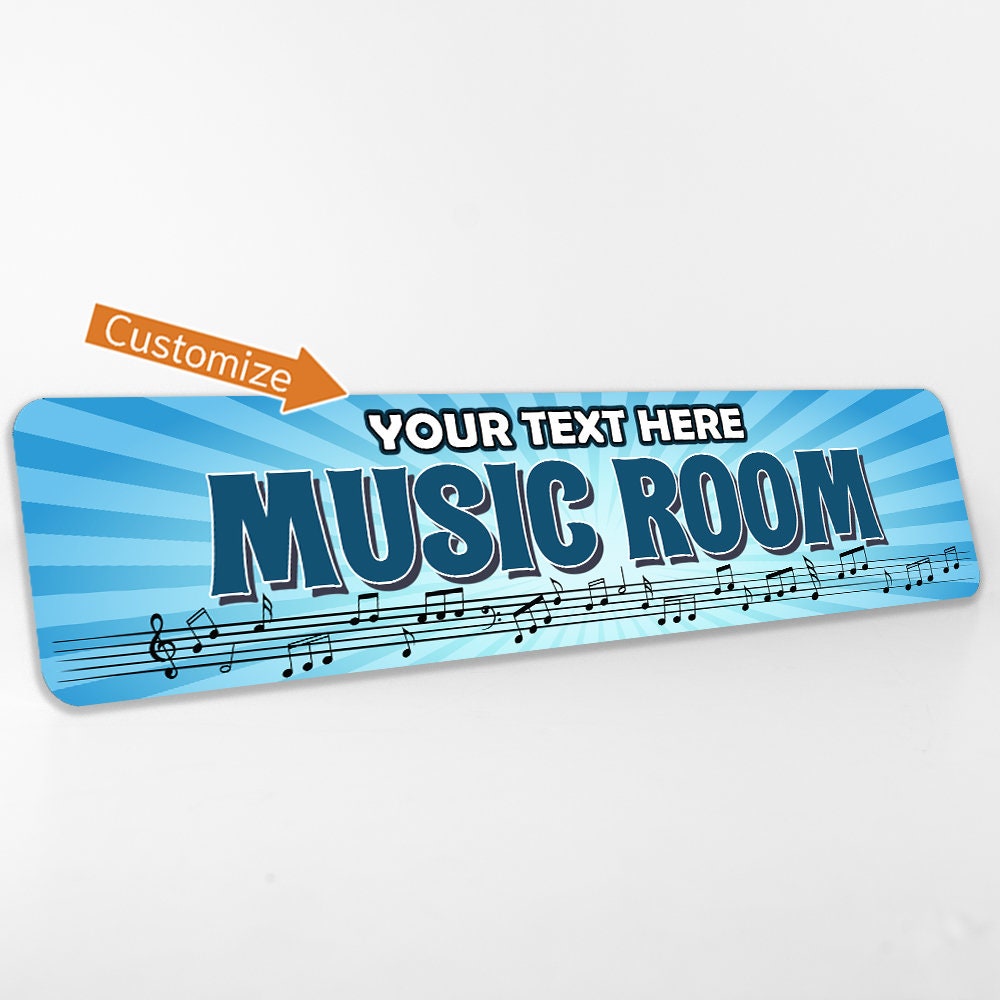 Personalized Music Room Decor Sign Custom Musician Gift - Etsy