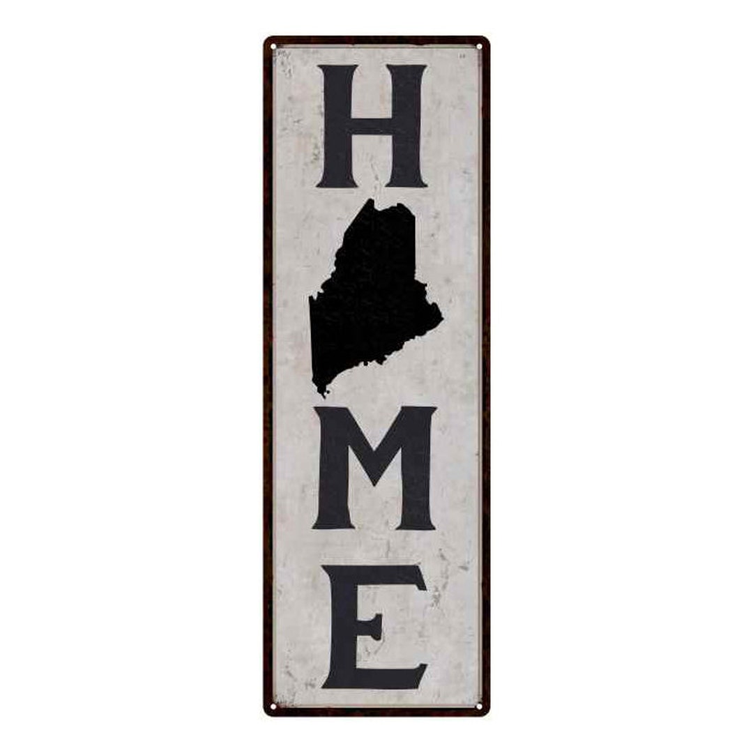 Maine is My Home Sign, Maine State Sign, Vintage Chic Wall Decor, State ...