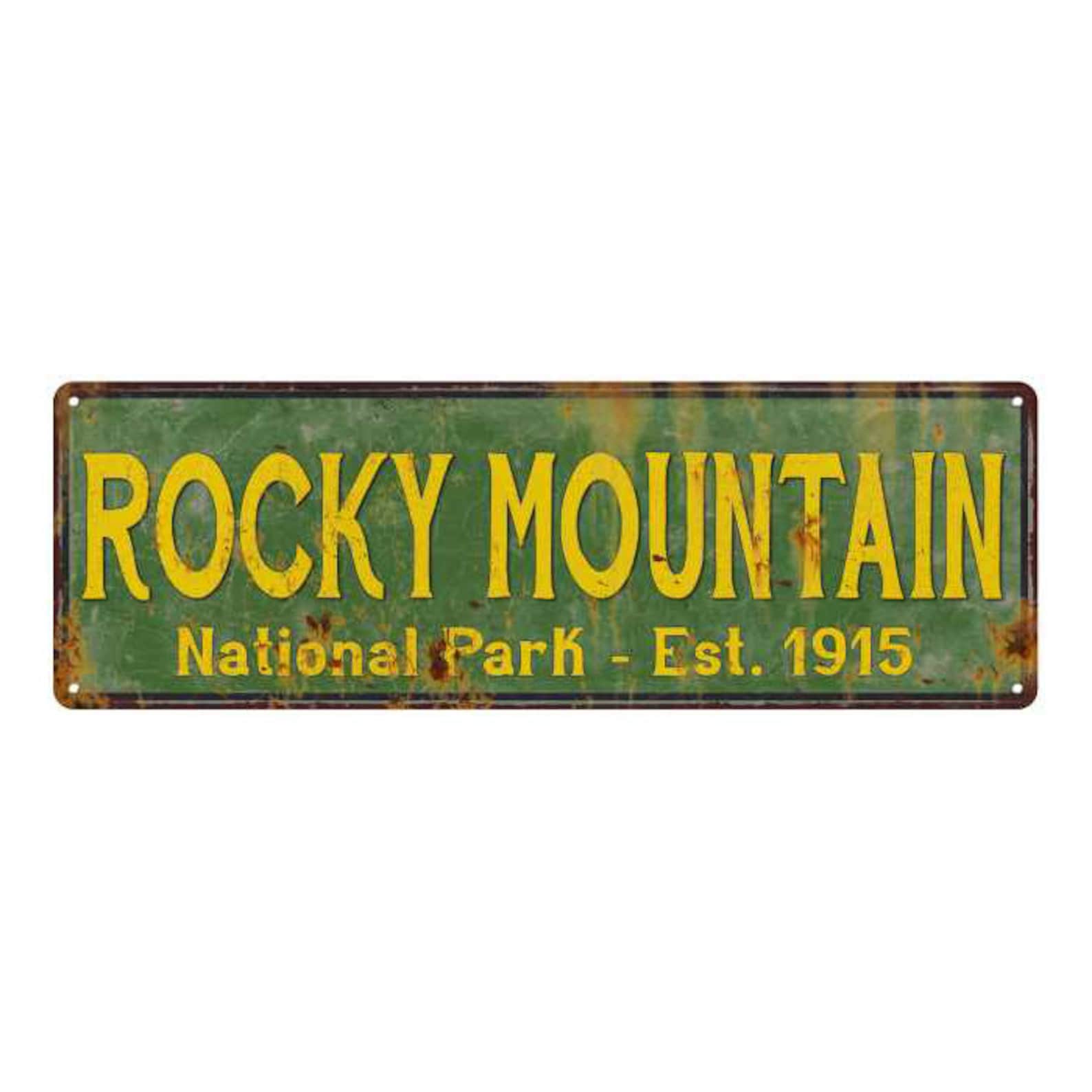 Rocky Mountain Sign Rocky Mountain National Park Sign Rustic - Etsy