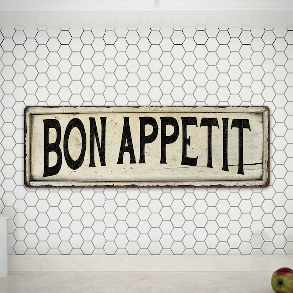 Bon Appetit Sign - Etsy