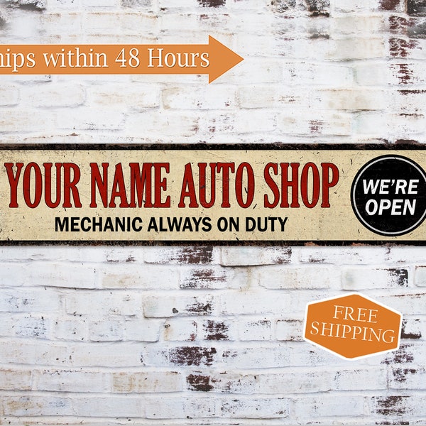 Auto Shop Signs - Etsy