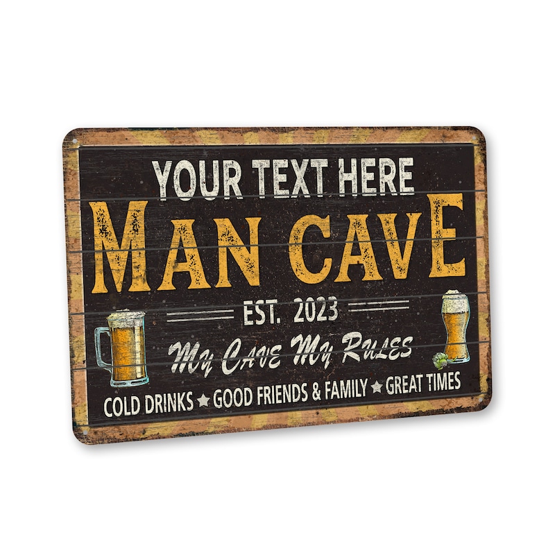 Man Cave Sign - Etsy