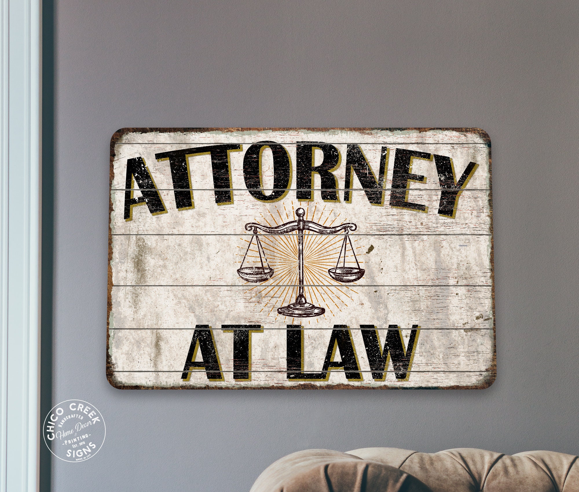Attorney At Law Sign
