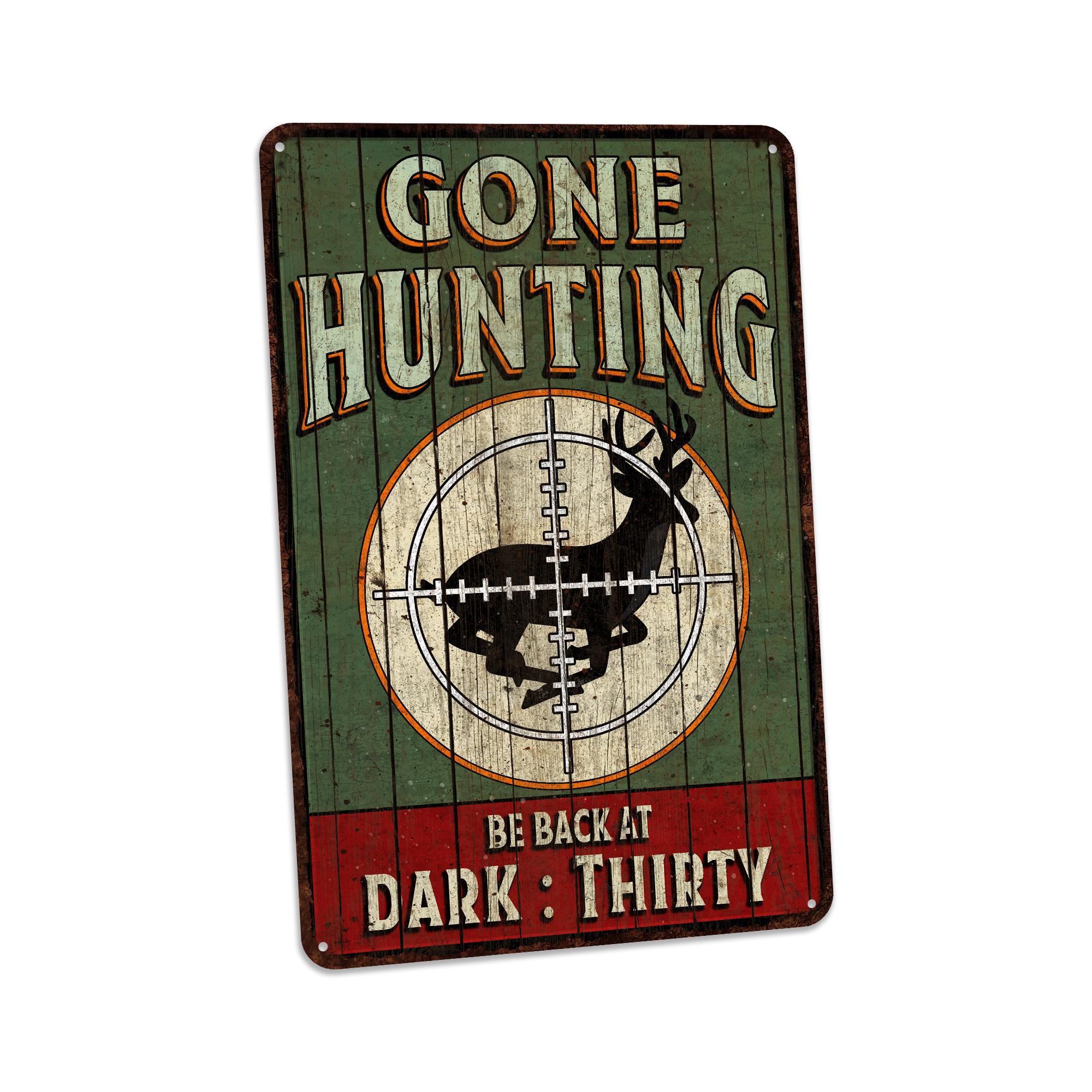Gone Hunting Sign, Bullseye, Cabin Decor, Hunting Season, Hunting Sign ...