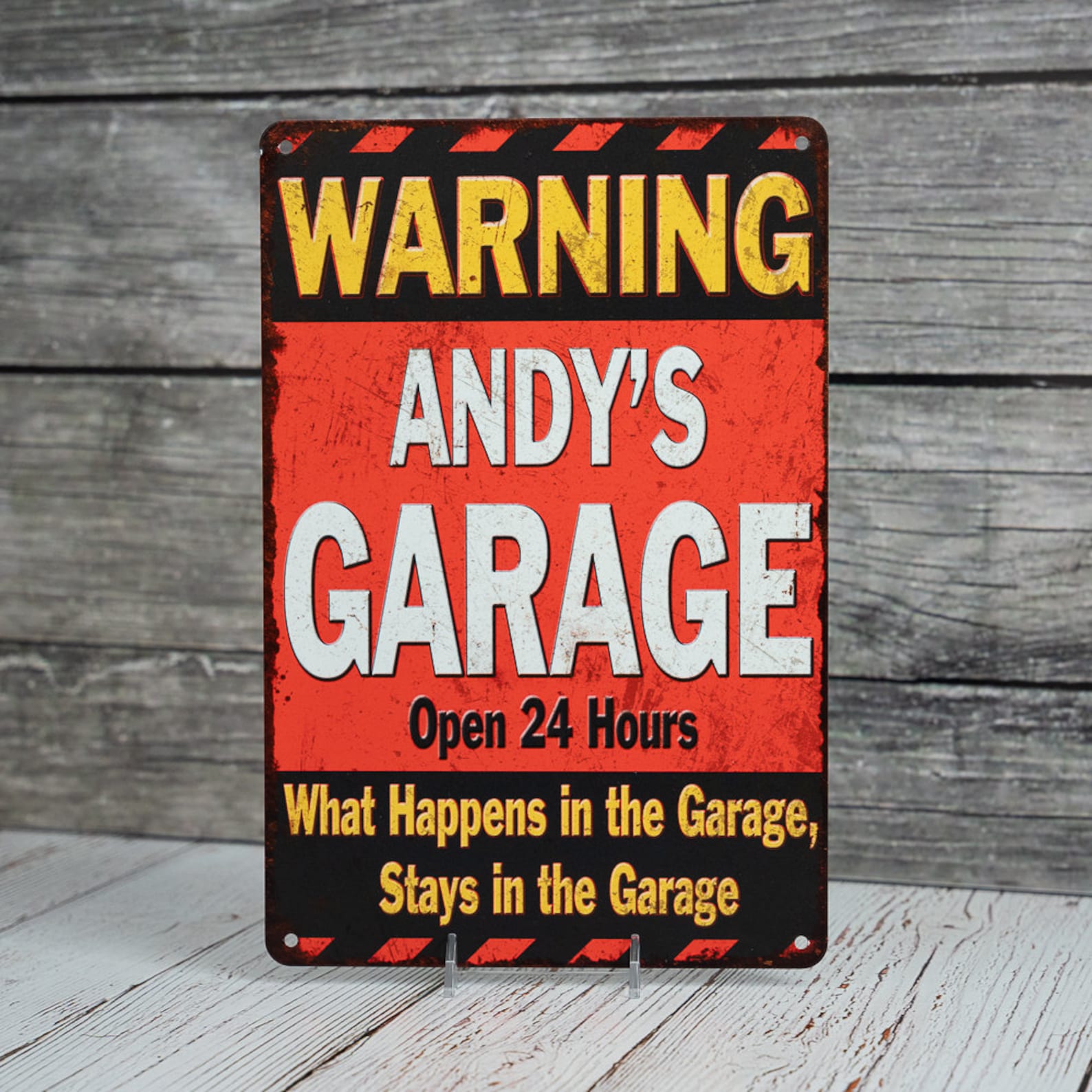 Custom Garage Sign Warning Sign Personalized Man Cave Garage - Etsy
