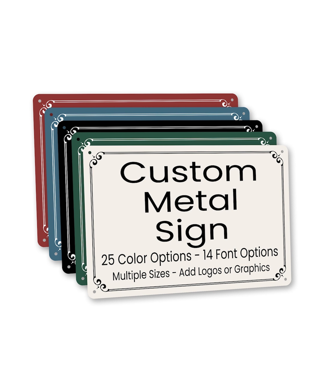 Custom Sign for Wall, Custom Metal Sign, Custom Outdoor Sign, Parking ...