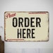 Please Order Here Sign, Restaurant Sign, Food Order Sign, Togo Food ...