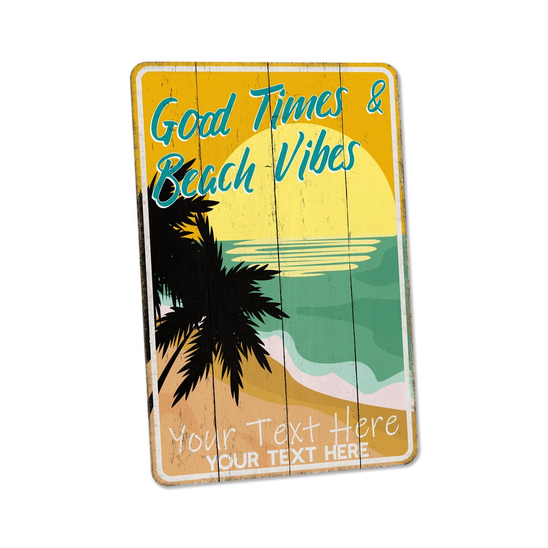 Custom Beach Sign, Beach Vibes, Beach Lover Gift, Beach Decor, Beach ...