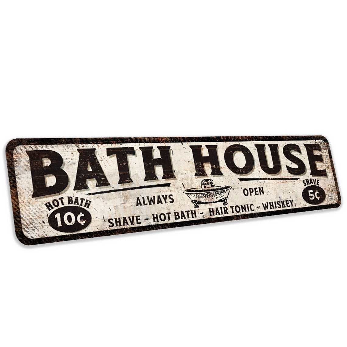 Bath House Sign Bathroom Decor Wash Room Bathroom Sign - Etsy