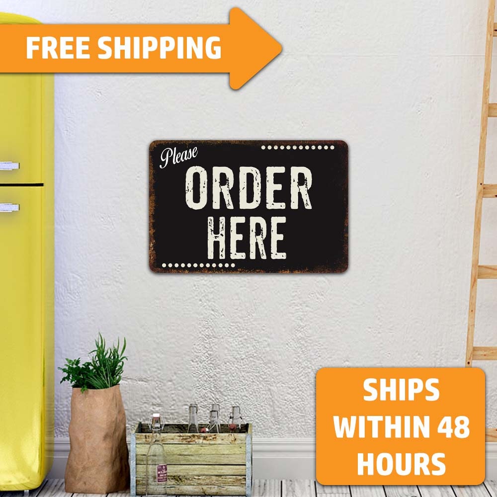 Please Order Here Sign Restaurant Sign Food Order Sign Togo - Etsy