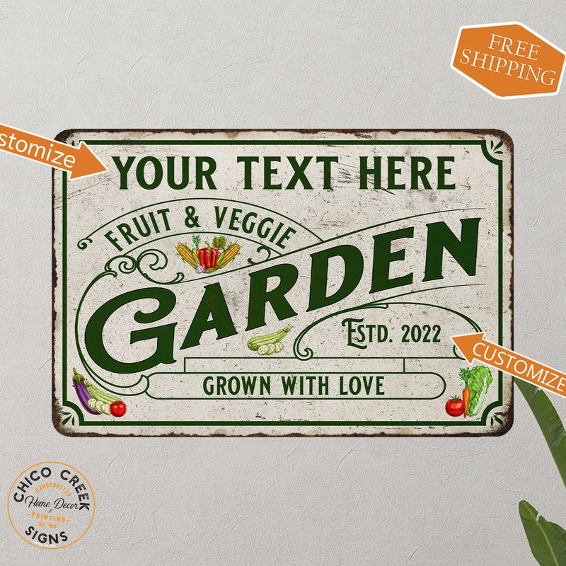 Veggie Signs - Etsy