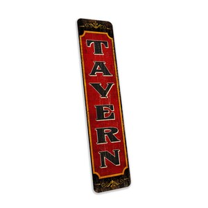 Tavern Bar Sign, Pub Saloon Decor, Alcohol, Home Bar Kitchen Gift Sign ...