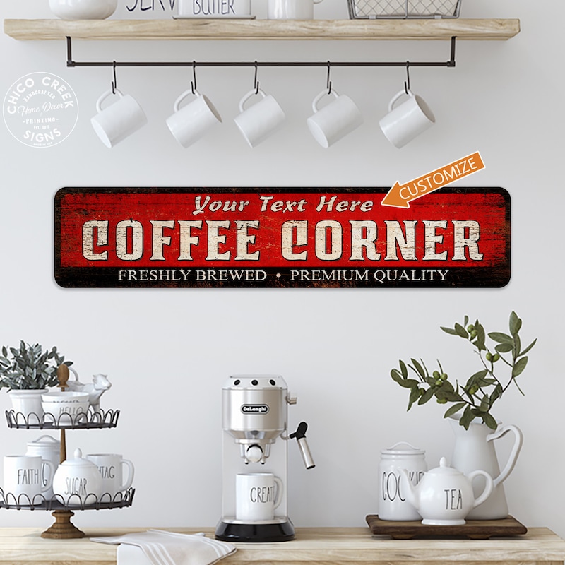 Coffee Signs for Kitchen - Etsy