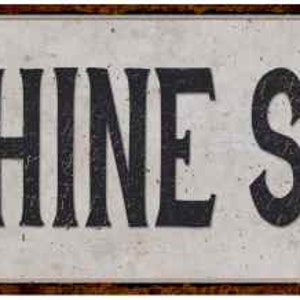 Machine Shop Sign, Vintage Looking Reproduction Garage Sign, Tool Shed ...