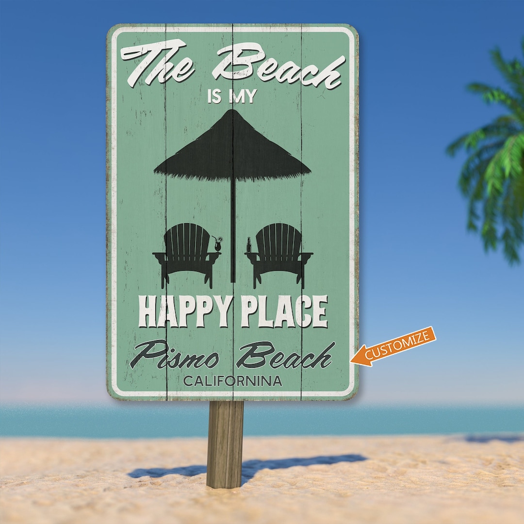 Beach Sign, Custom Beach Sign, Beach House Sign, Beach Name Sign, Beach ...