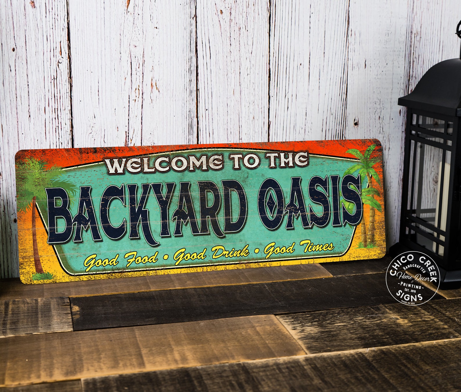 Backyard Oasis Sign Swimming Pool Decor Poolside Paradise - Etsy