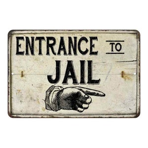 Jail Sign - Etsy