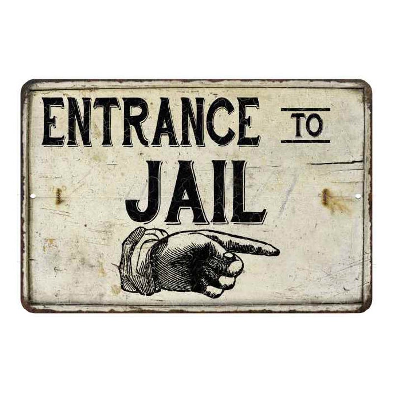 Jail Sign - Etsy