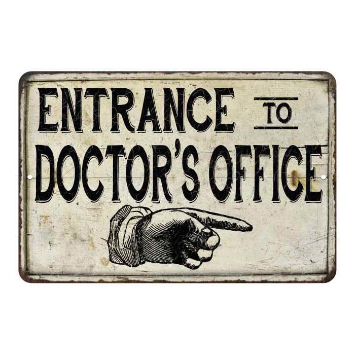 Entrance Doctor's Office Sign Vintage Look Chic - Etsy