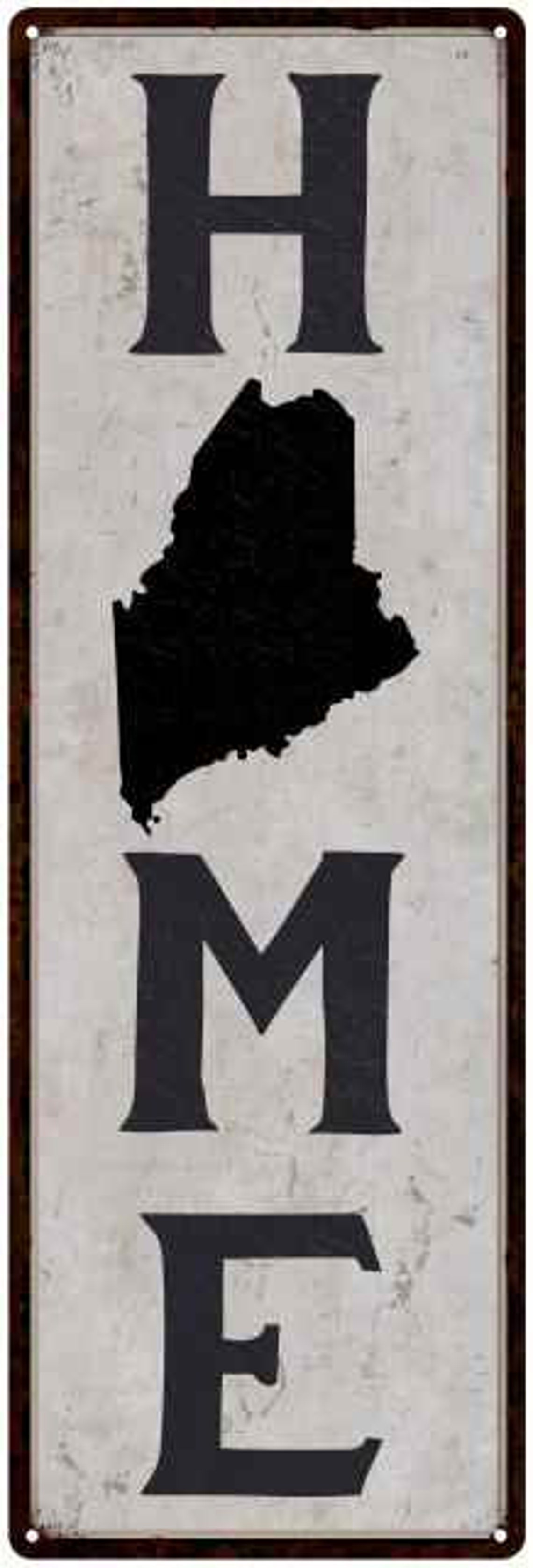 Maine is My Home Sign Maine State Sign Vintage Chic Wall - Etsy