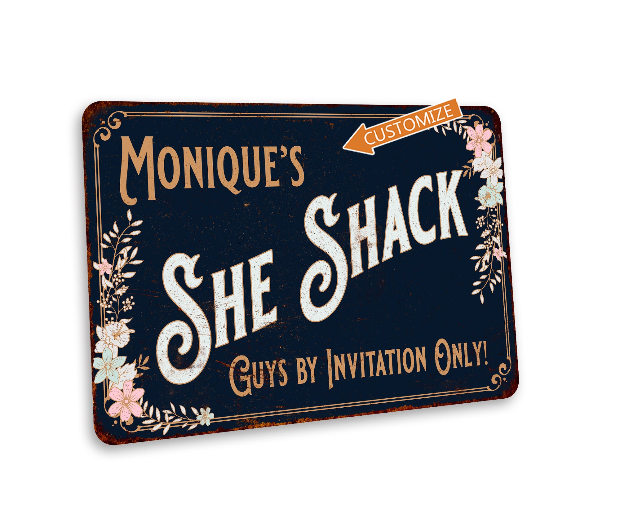 Personalized She Shack Sign Your Name Custom She Shed - Etsy