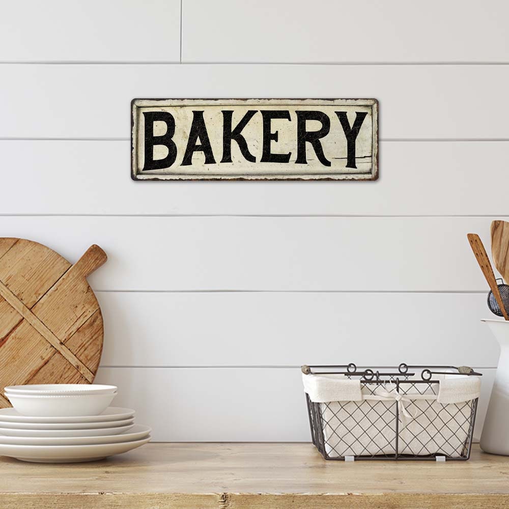 BAKERY Sign Farmhouse Rustic Pastry Sign Kitchen Pantry Chic - Etsy