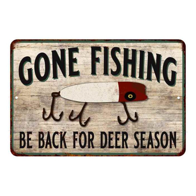 Gone Fishin Sign - Etsy