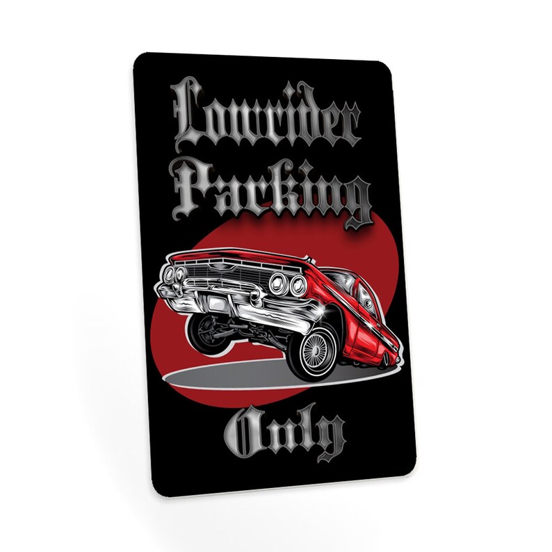 Lowrider Parking Only Sign Garage Decor Coche Sign Wall | Etsy