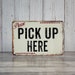 Please Pick up Here Sign, Restaurant Sign, Food Order Sign, Togo Food ...
